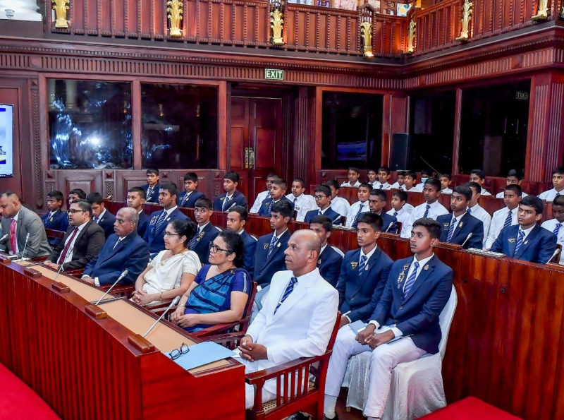 Inaugural Session of Vidyartha College Student Parliament Held at the ...